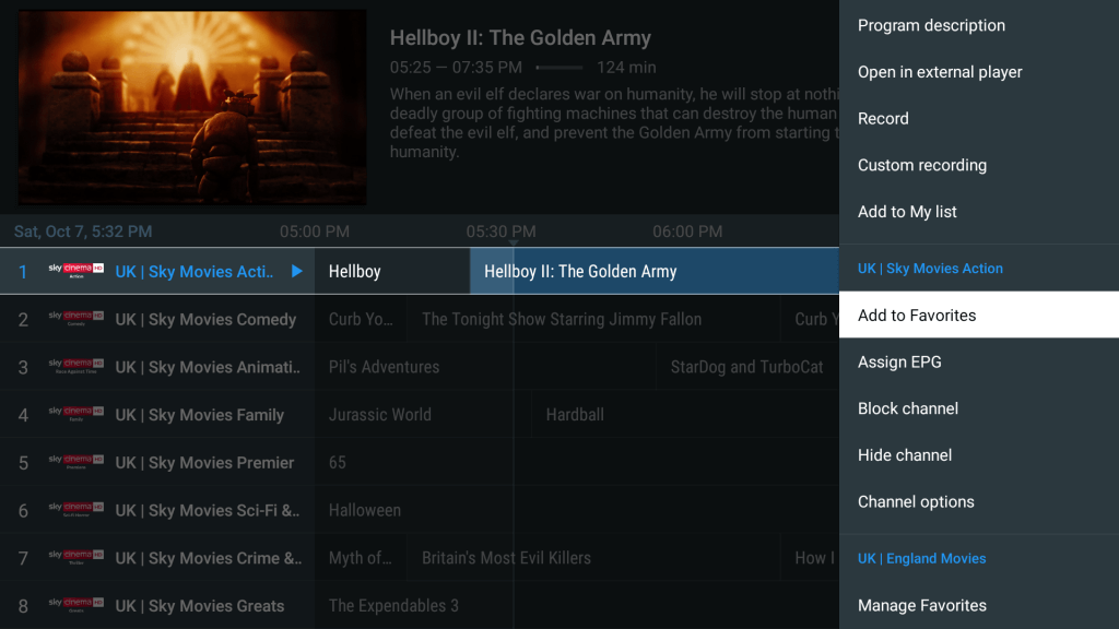 Create favorites lists TiviMate Premium TV Guide – tivimatenederland.com