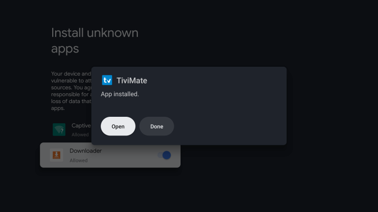 Installatie TiviMate IPTV Player op Android-apparaat via Downloader ...